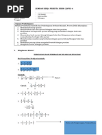 Modul Ajar Matematika Bilangan Bulat Kelas 7 SMP | PDF