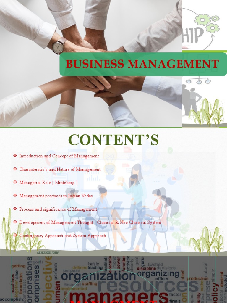 Business Management - Module 1 | PDF | Neoclassical Economics ...
