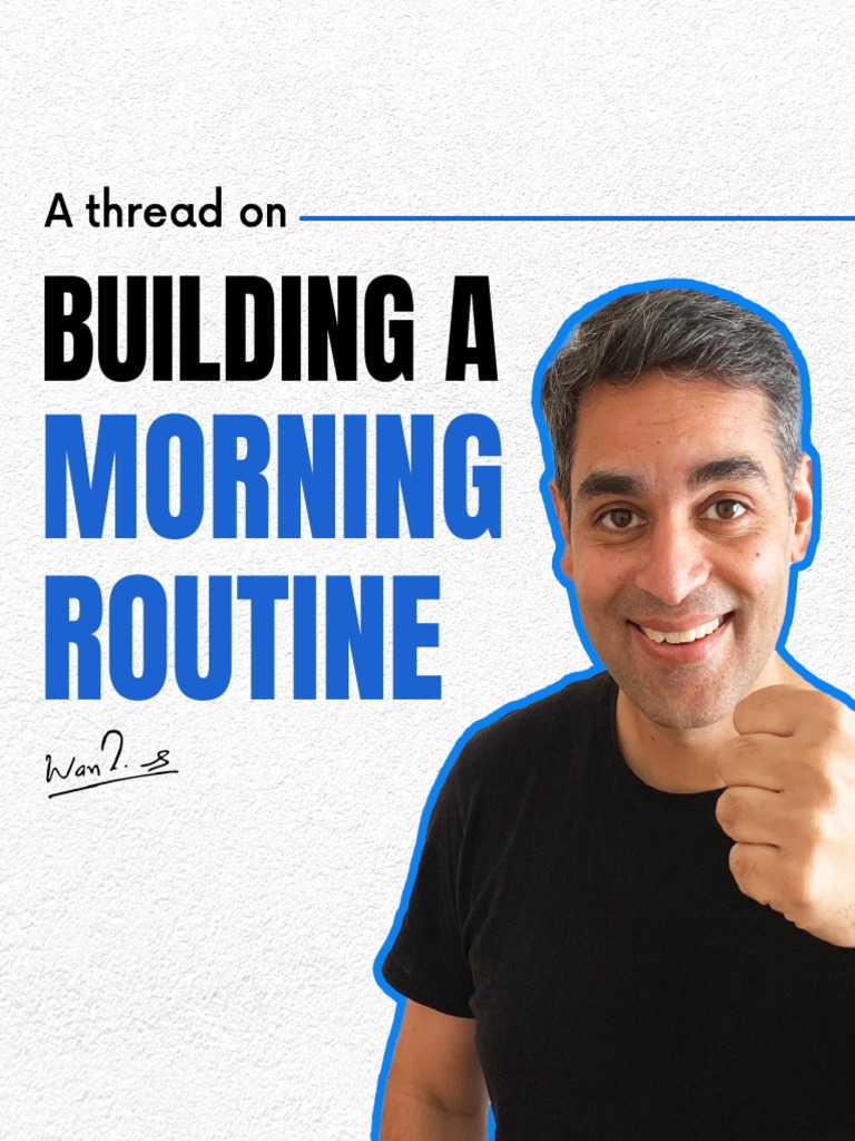 Building A Morning Routine | PDF | Disciplines | Psychological Concepts
