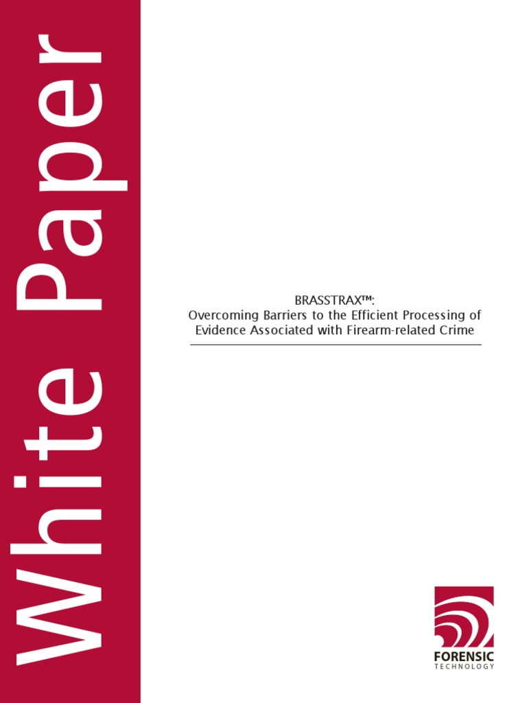 Brasstrax White Paper | Download Free PDF | Forensic Science | Bureau ...