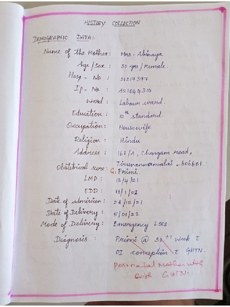 Postnatal Case Study | PDF