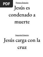 Via Crucis | PDF | Estaciones de la Cruz | Fiestas cristianas y días santos