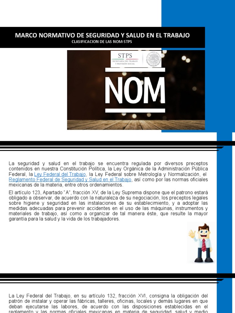 Clasificacion NOM STPS | PDF | Regulación | México