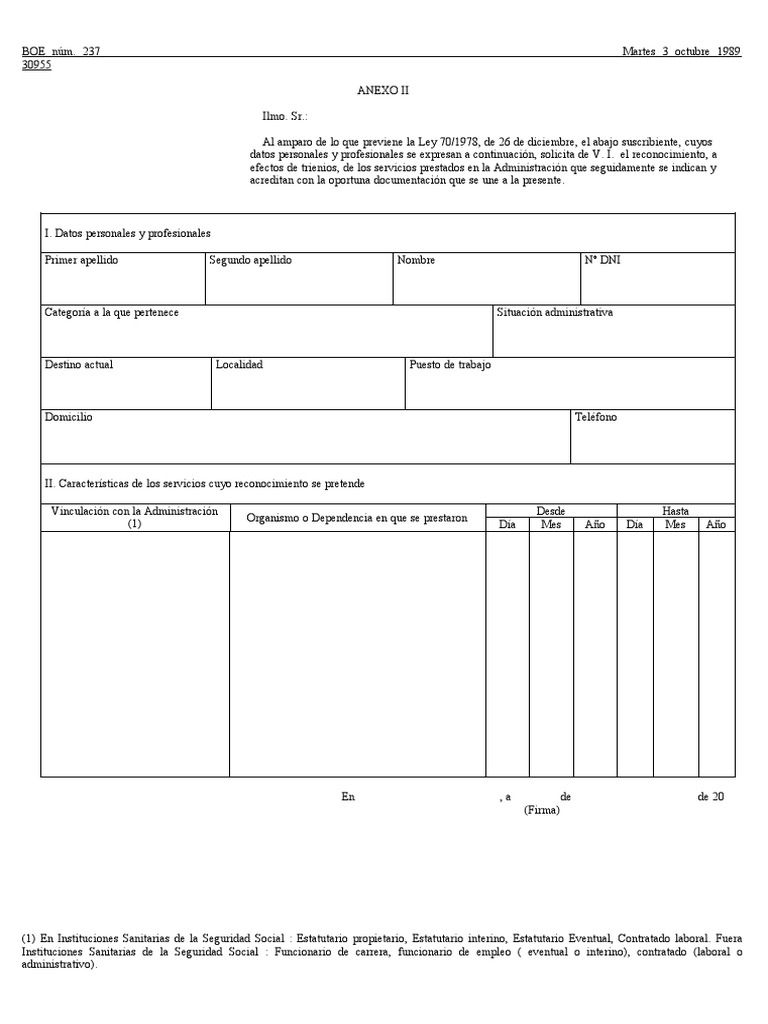 ANEXO II y A 3 | PDF | Servicio Civil | Gobierno