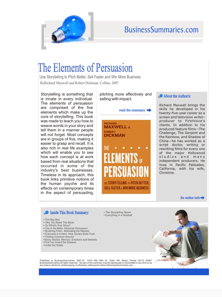 The Elements of Persuasion | PDF | Foreign Language Studies