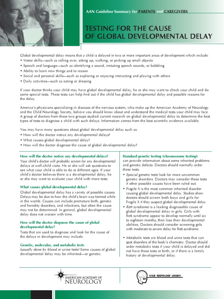 Global Dev Lop Mental Delay Patients | PDF | Neuroimaging | Neurology