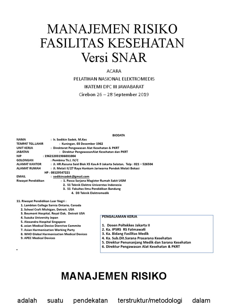 Isi Sanitarian Kit dalam Manajemen Risiko | PDF | Kesehatan Holistik ...