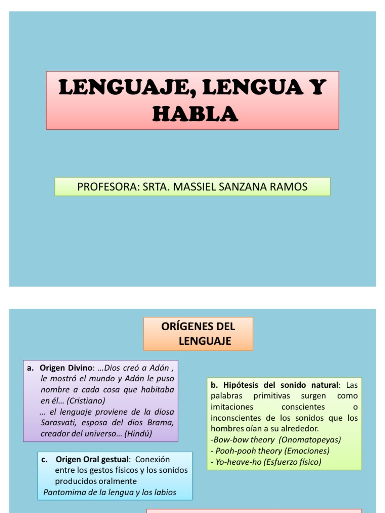 Lenguaje, Lengua y Habla | PDF | Homo Sapiens | Abejas