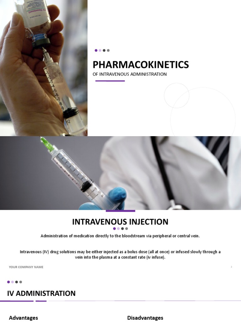 PK - IV Adm | PDF | Pharmacokinetics | Intravenous Therapy