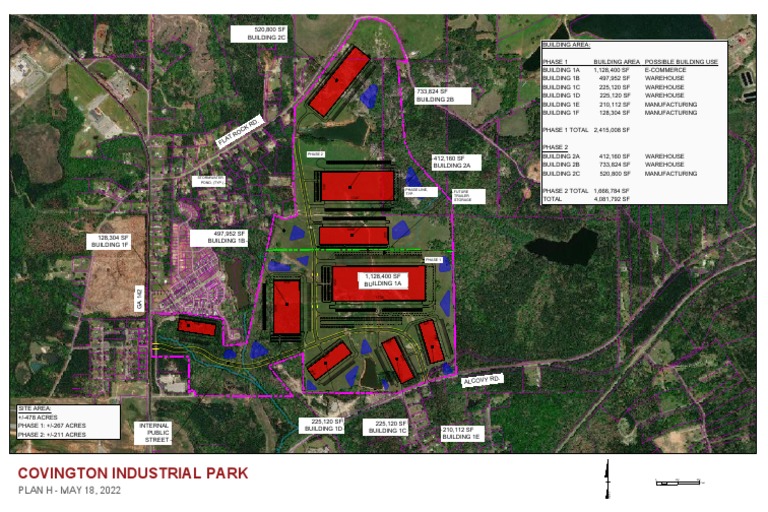 Covington Industrial Park Site Plan | PDF | Business Process Management ...