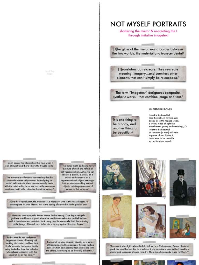 Not Myself Portraits: Shattering The Mirror & Recreating The I Through ...