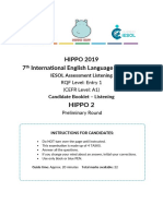 Stage 3 Hippo Exam Sample Test | PDF
