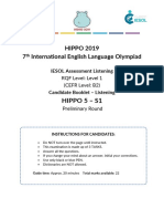 HIPPO 2022 English Test Sample | PDF