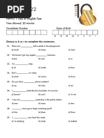 Stage 3 Hippo Exam Sample Test | PDF