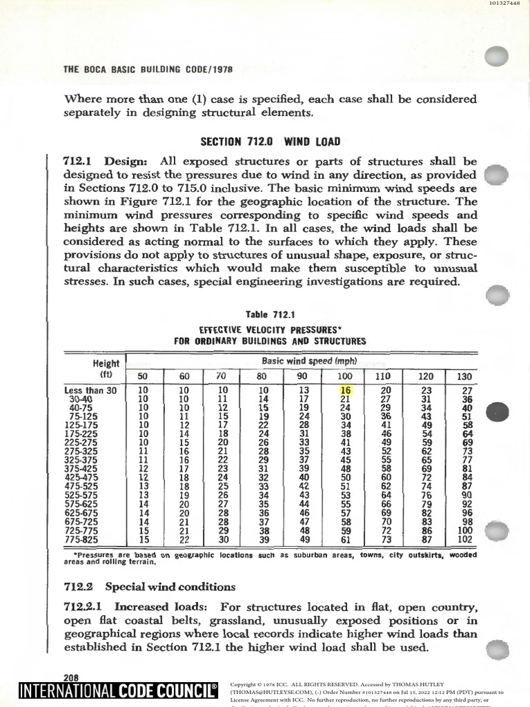 Pages From 1978 Boca Building Code | PDF | Wound | Copyright