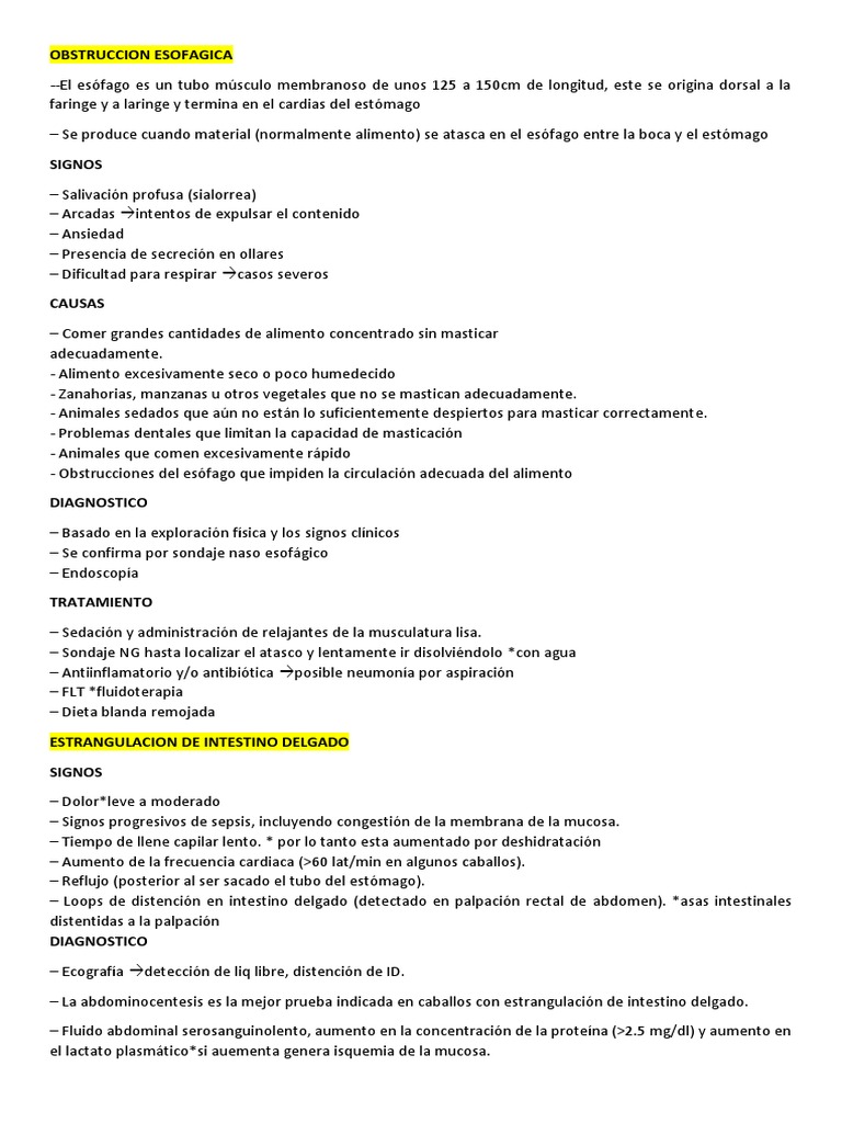 Tipos de Obstrucción Intestinal | PDF | Intestino grueso ...