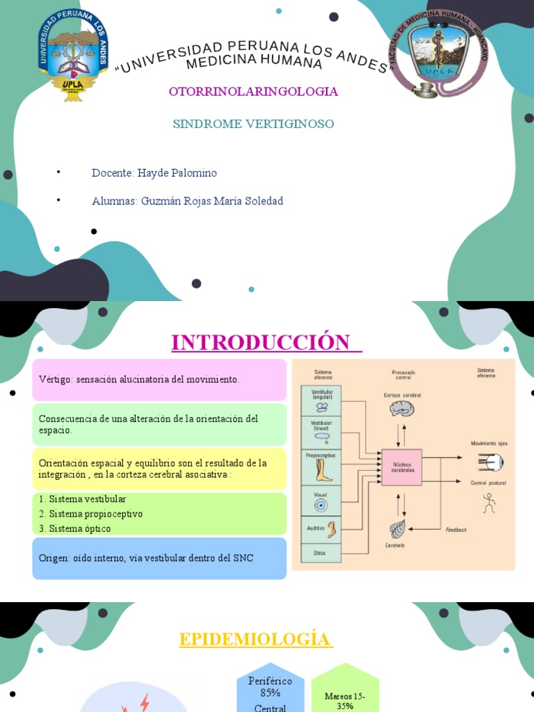 Síndrome Vertiginoso: Diagnóstico y Tratamiento | PDF | La enfermedad ...