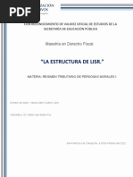 Estructura de la Ley del ISR 2025 | PDF | Impuesto sobre la renta ...