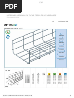 Charola Cablofil Modelos y Medidas | PDF