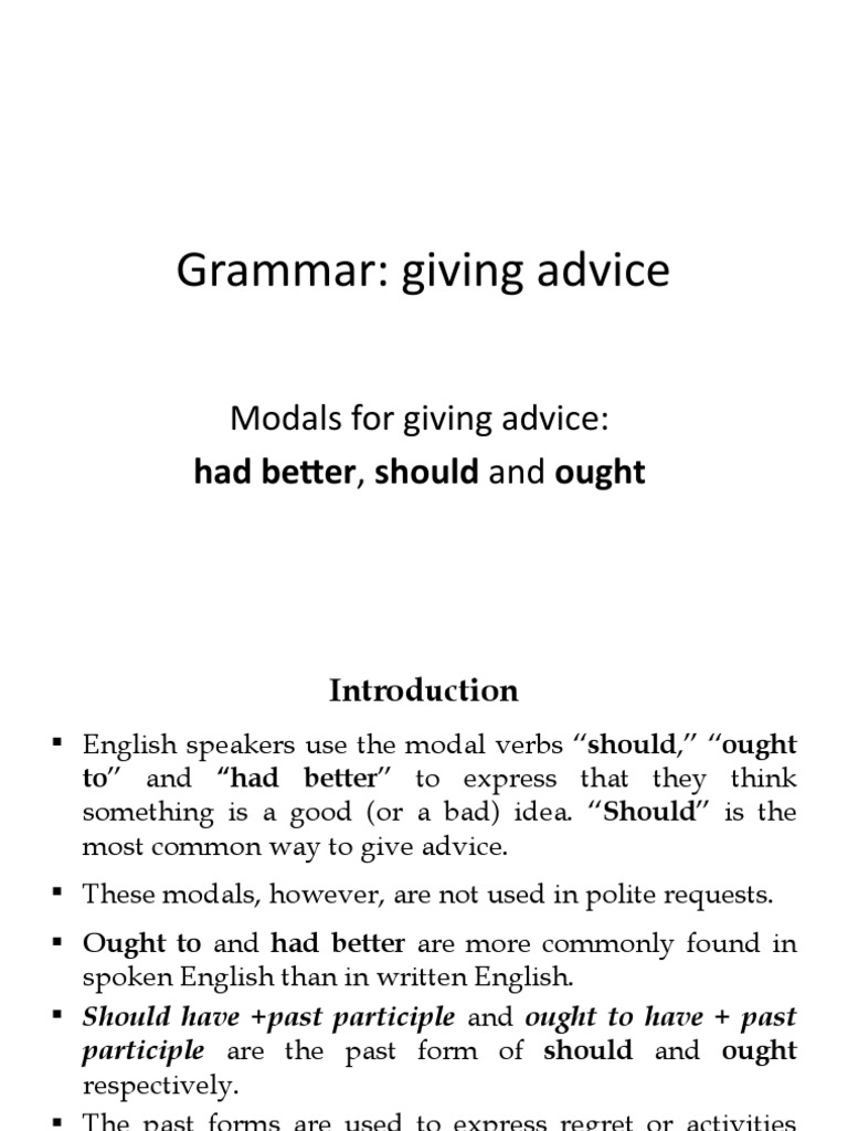 Grammar Giving Advice | PDF | Semantic Units | Cognitive Science