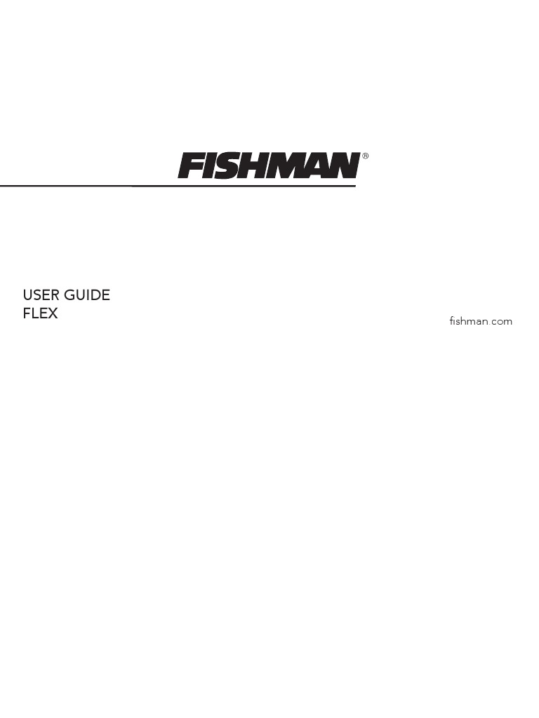 Fishman Flex M Blend - E8 - E9 | PDF | Double Bass | Guitars