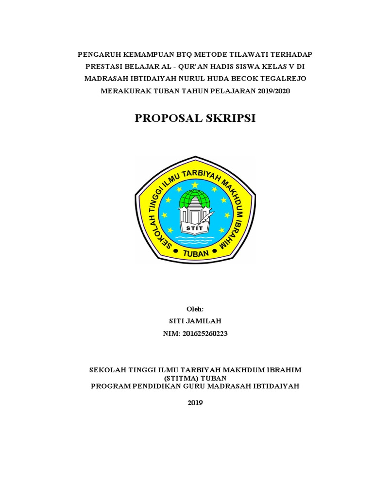 Proposal Skripsi (Sempro) | PDF