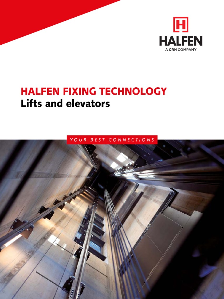 Halfen Fixing Technology | PDF | Elevator | Rolling (Metalworking)