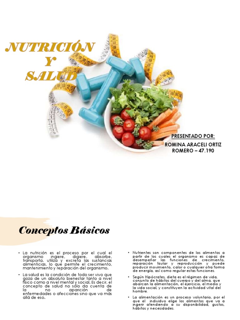 Nutrición y Salud: Guía Esencial | PDF | Nutrición | Dieta y nutrición