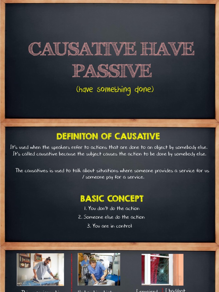 Causative Have Passive Material 2022 | PDF | Grammatical Tense | Syntax