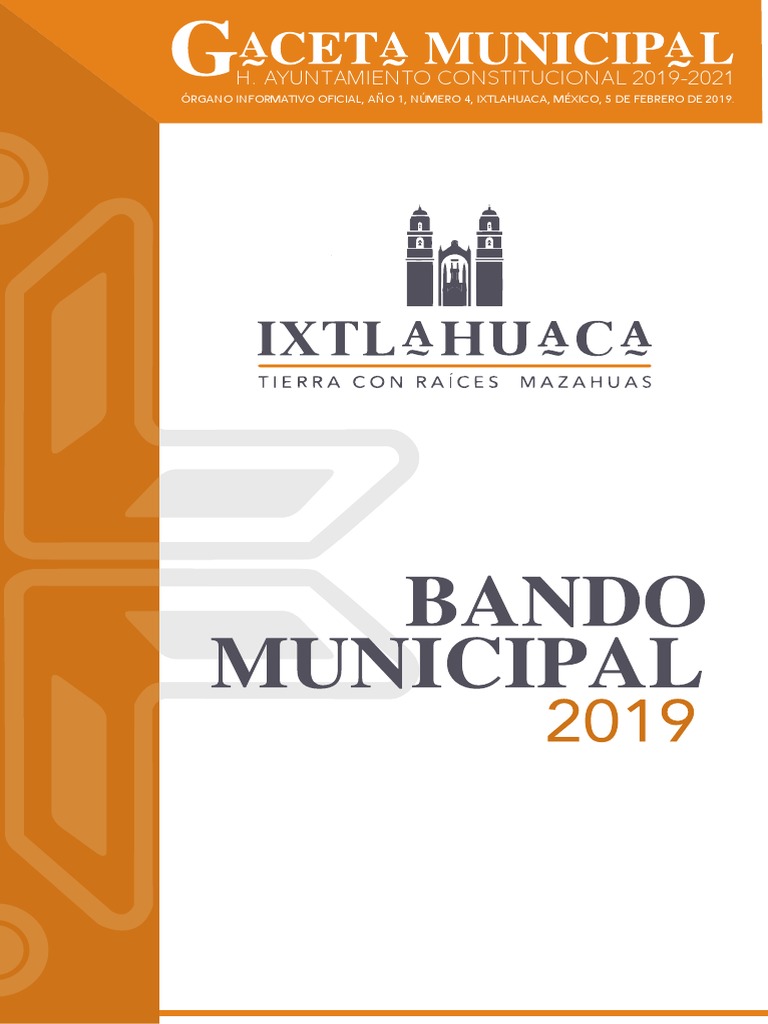 Bando 2019 | PDF | Gobierno local | México