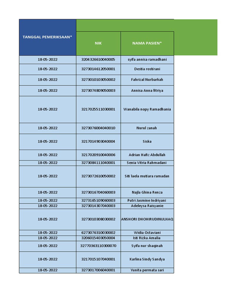 Form-Offline Siptm DD Al Inayah 101-165 | PDF
