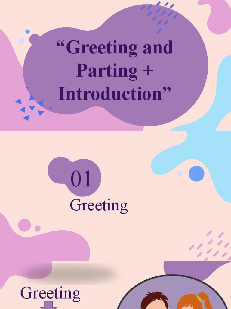 Greeting, Parting, and Introduction | PDF