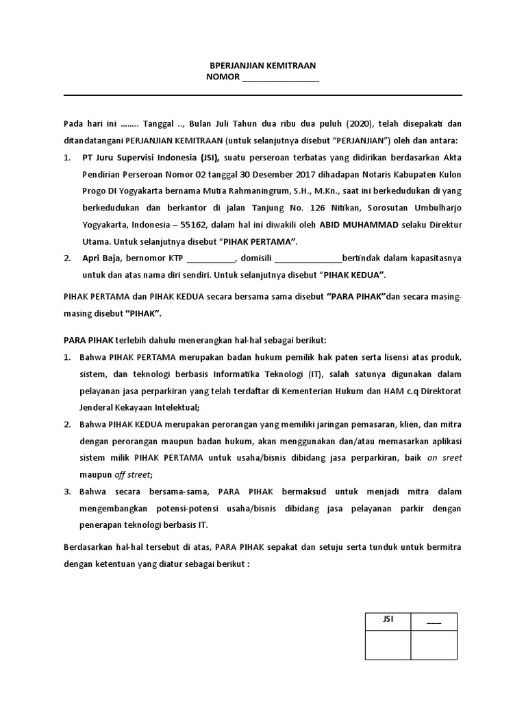 Final Framework Contract Pdf