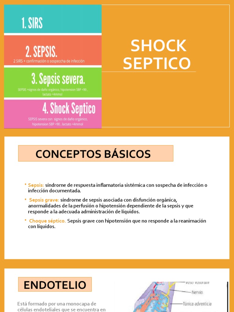 Sepsis y Choque Séptico: Diagnóstico y Tratamiento | PDF | Septicemia ...