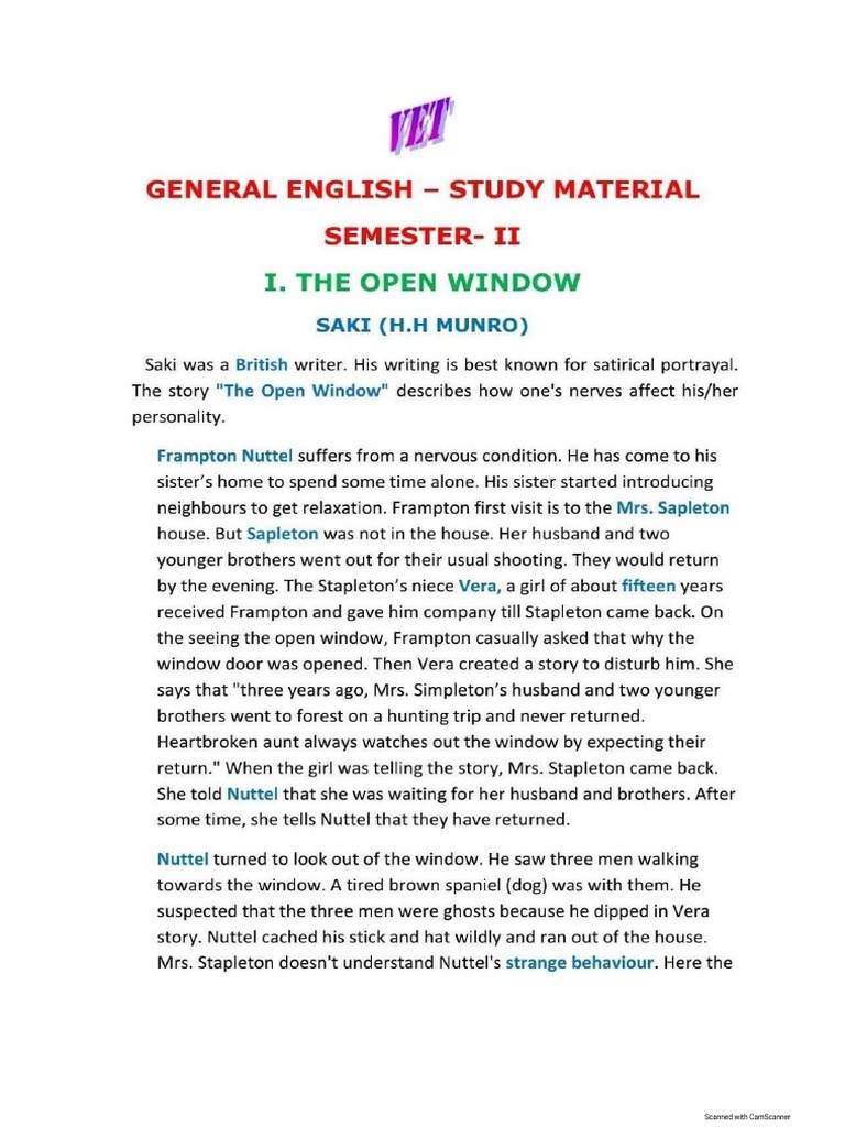 General English, Sem-Ii | PDF