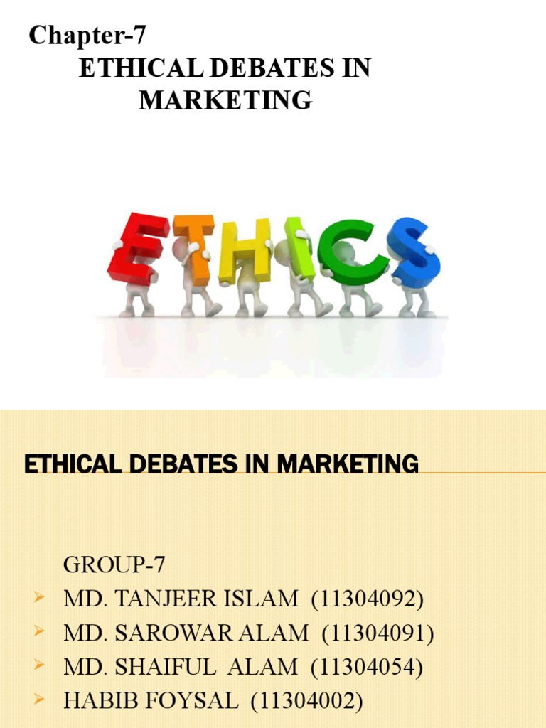 Chapter-7 Ethical Debates in Marketing | PDF | Marketing | Psychology