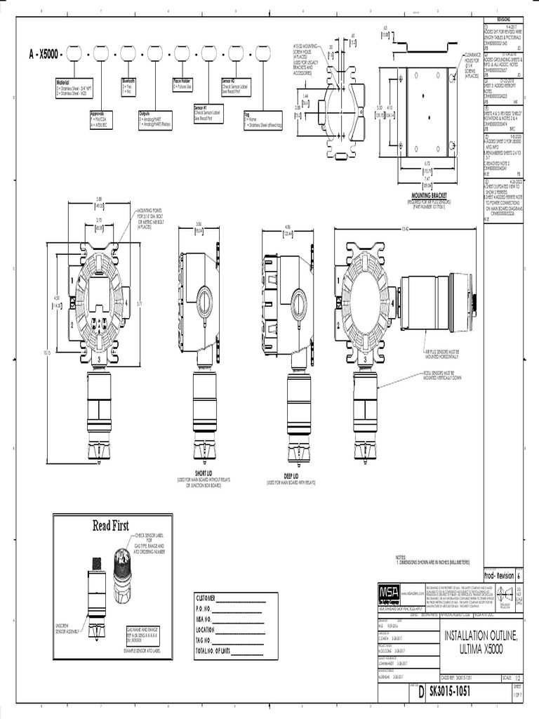 Read First: ULTIMA X5000 Installation Outline | PDF | Manufactured ...