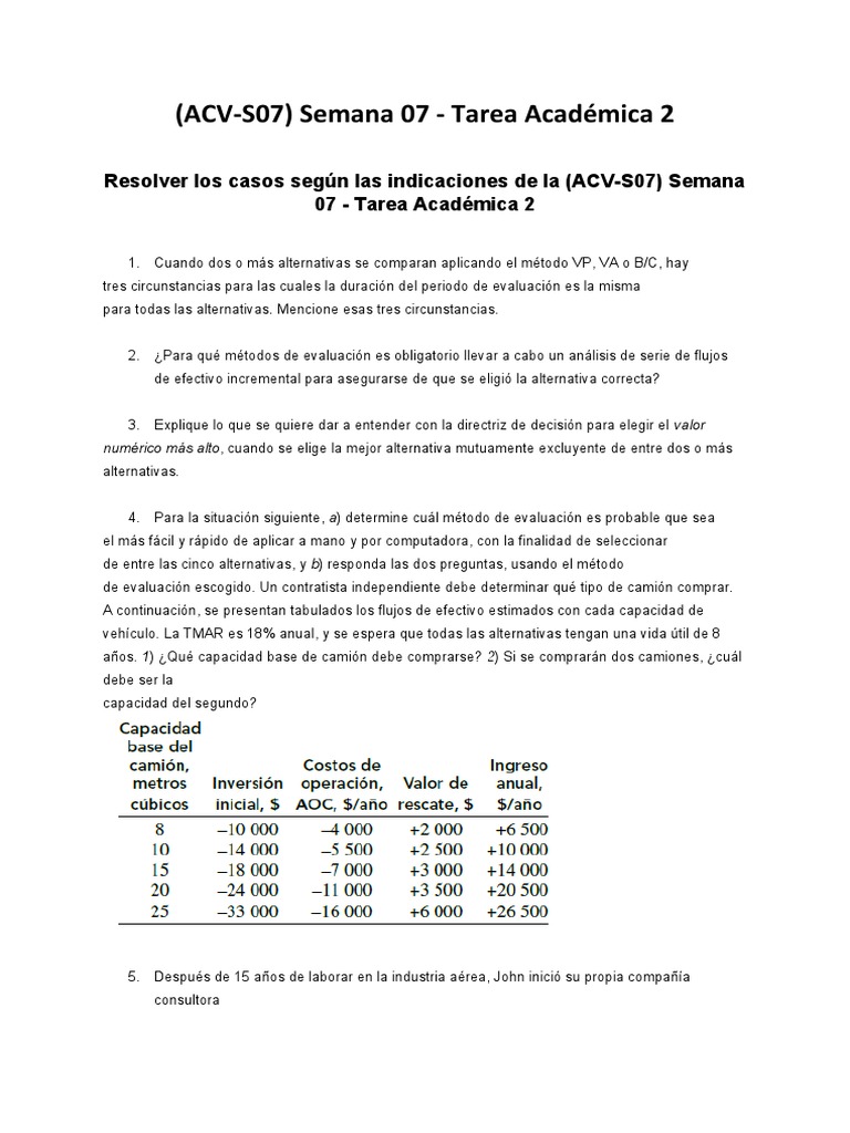 (ACV-S07) Semana 07 - Tarea Académica 2 | PDF | Evaluación | Simulación