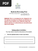 Burt Word Recognition Test | PDF | Cognition