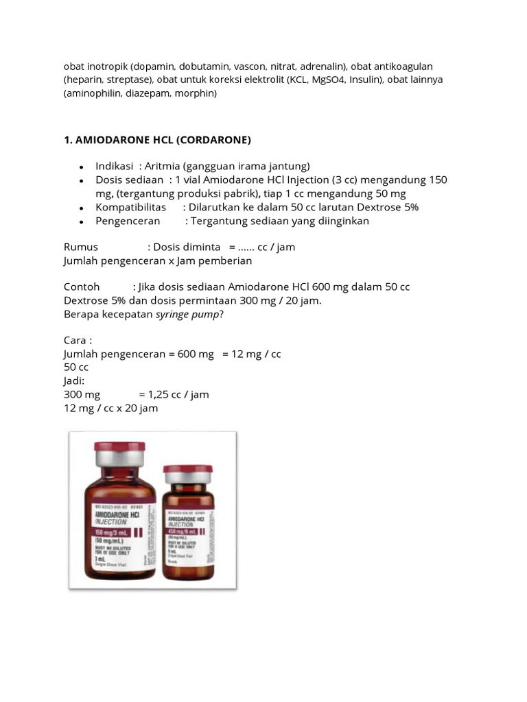 Obat Inotropik | PDF