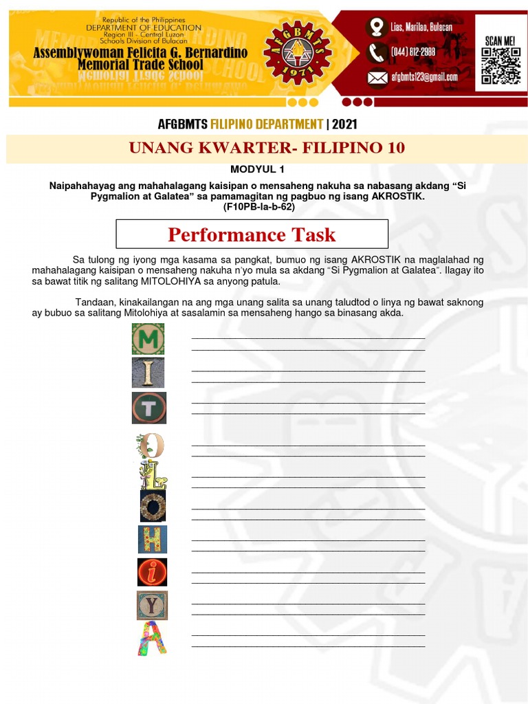 Performance Task 1 | PDF