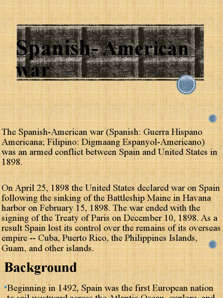 Spanish - American War | PDF