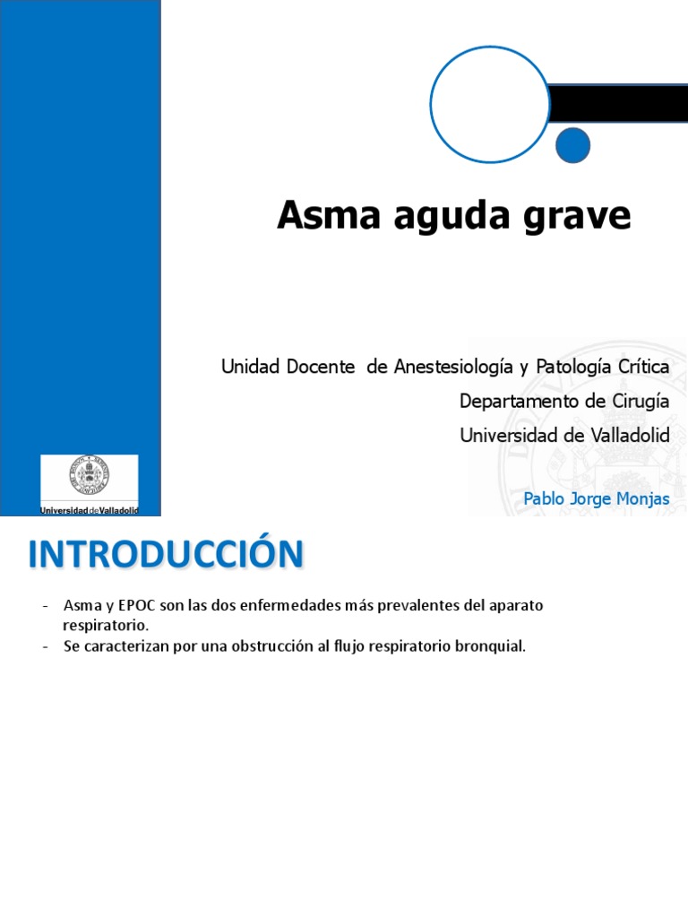 Asma Aguda Grave | PDF | Asma | Medicina CLINICA