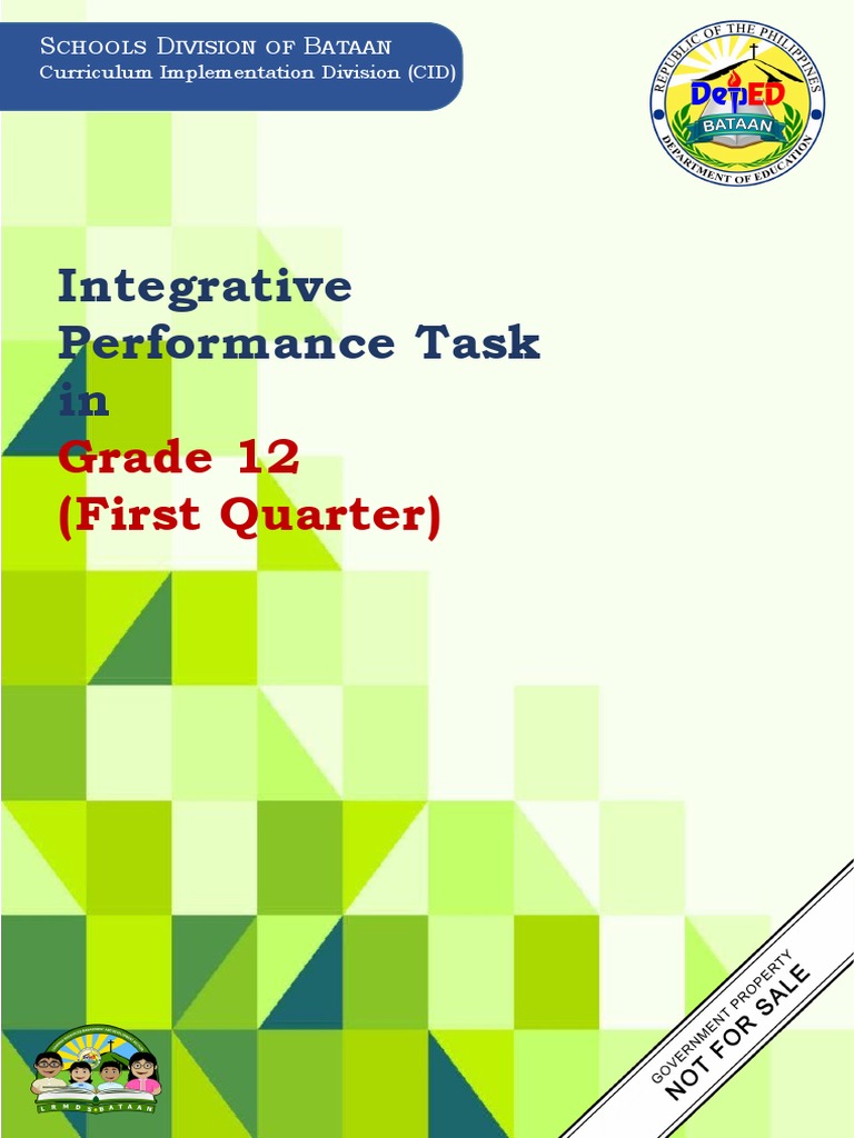 Integrative Performance Task In: Grade 12 (First Quarter) | PDF | Learning | Entrepreneurship