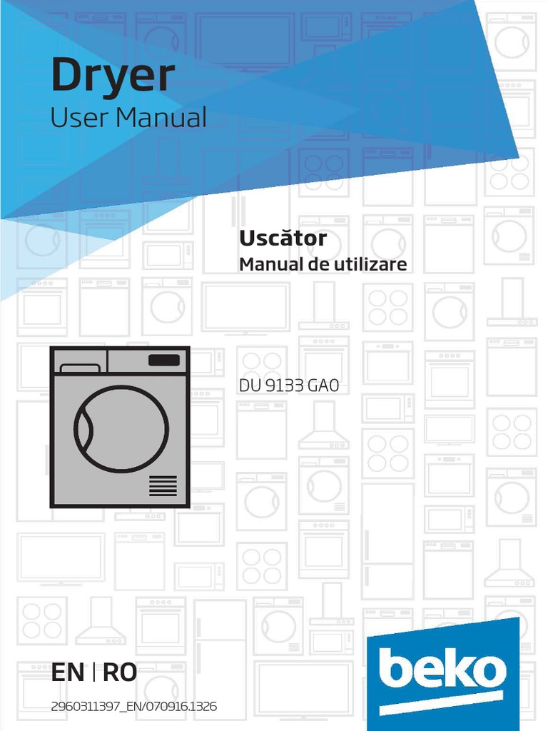 Dryer: User Manual | PDF | Clothes Dryer | Manufactured Goods