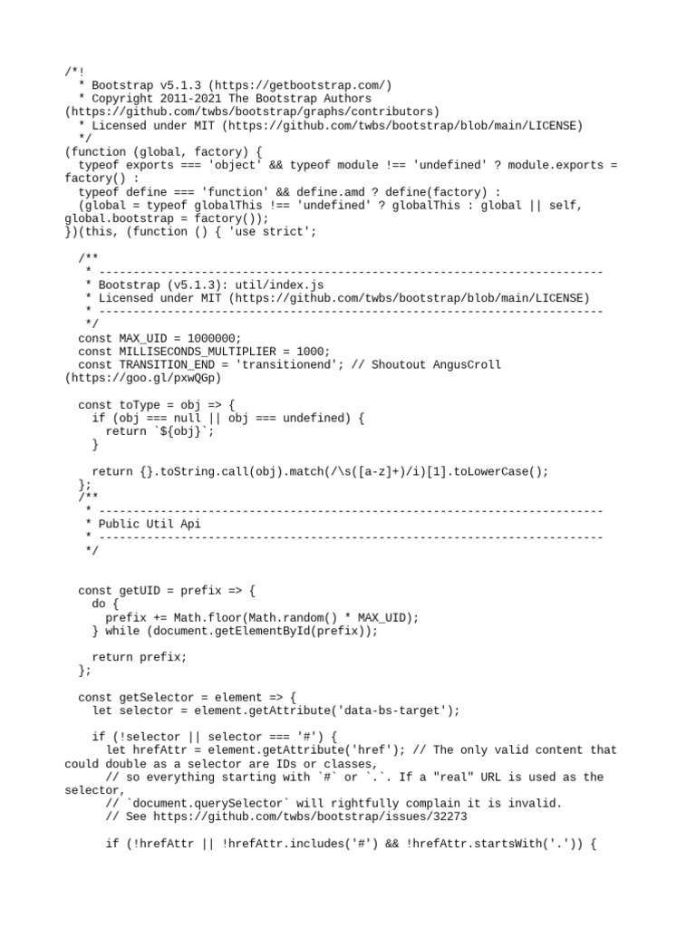 Bootstrap Bundle Pdf J Query Software 