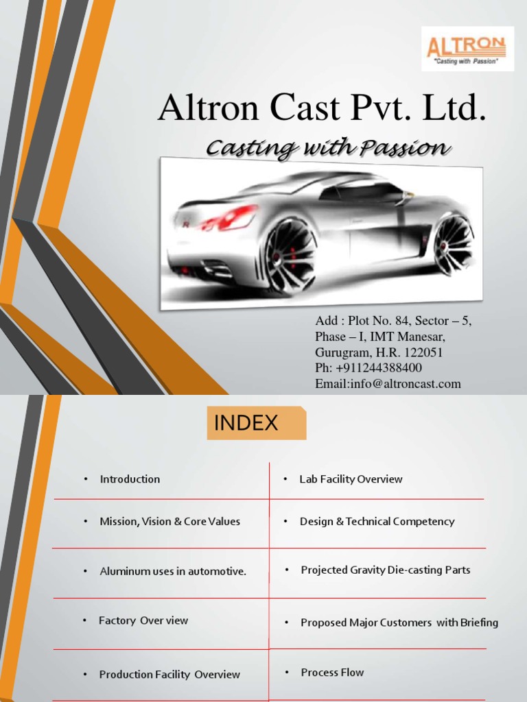 Accelerating Aluminum in Automotive: An Overview of Altron Cast Pvt ...