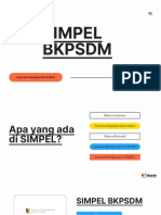 Panduan Penggunaan SIMPEG-Online | PDF
