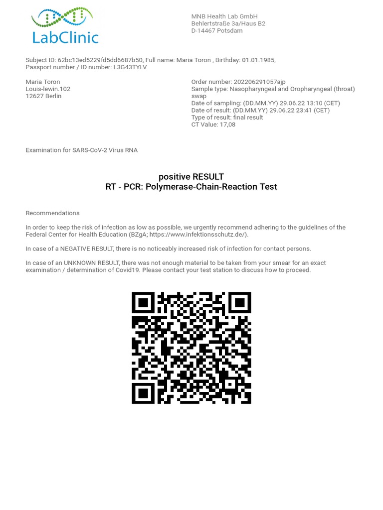 PCR Positiv | PDF