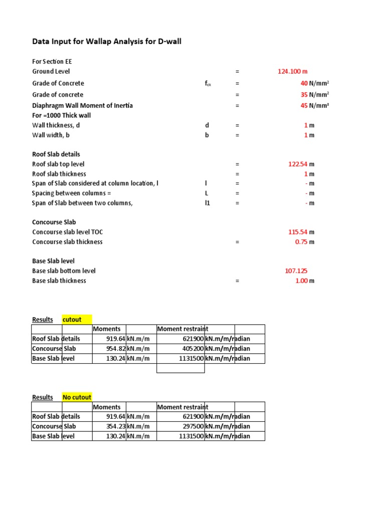 Wallap Input BCS Moment Calculation Top Down Grid 08-11-750mm CS at 8 ...